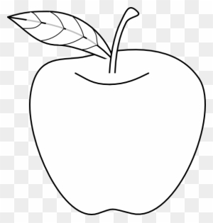 Apple Outline - Free Transparent PNG Clipart Images Download