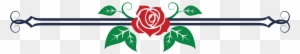 Divider3blue - Page Divider Clipart Roses - Free Transparent PNG ...