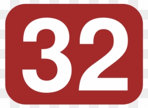 Number 32 Clipart - Free Transparent PNG Clipart Images Download
