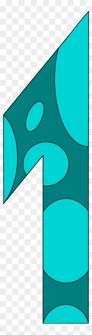 Clip Art 1 Dotty One Clip Art At Clker Vector Clip - Number 1 Clipart ...