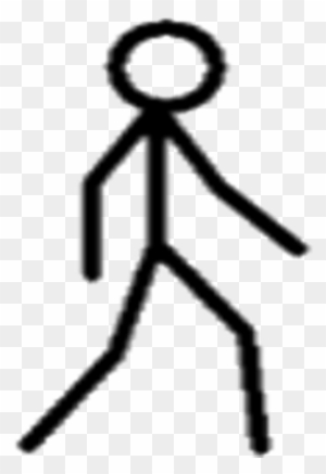Walking Stickman Clipart