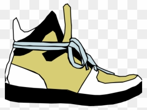Shoe Clipart Side View - Foot With Shoe Cartoon - Free Transparent PNG ...