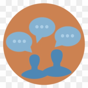 Clipart Bild Vc059984 Coolclipscom - Talking Flat Icon Png - Free ...