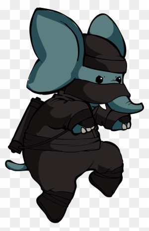 Ninja Clipart Stealth - Ninja Elephant - Free Transparent PNG Clipart ...