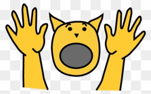 Cartoon Arms In Air - Free Transparent PNG Clipart Images Download