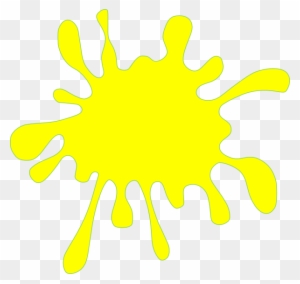 Yellow Paint Splat Clip Art At Clkercom Vector Clip Art
