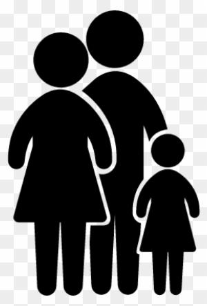 Family Group Of Three Vector - Family Icon Free - Free Transparent PNG ...