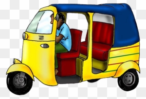 Slide Image Slide Image - Auto Rickshaw Cartoon - Free Transparent PNG ...