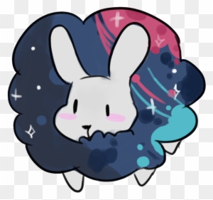 Galaxy Bunny By Knithic On Deviantart - Cartoon - Free Transparent PNG ...