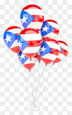 Illustration Of Flag Of Puerto Rico - Puerto Rico Balloons - Free ...