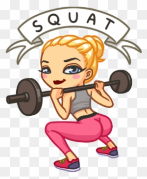 Squat - Stickers De Telegram Png - Free Transparent PNG Clipart Images ...