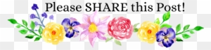 Please Share This Post - Please Share - Free Transparent PNG Clipart ...