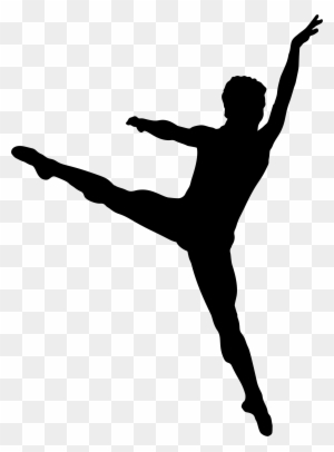 Dancer Png - Male Ballet Dancer Silhouette - Free Transparent PNG ...