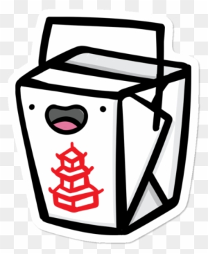 Chinese Takeout Box Cartoon
