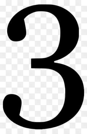Cool Three Clipart Red Number With Lights Png Clip - Number Three ...
