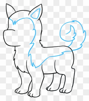 Drawn Husky Chibi - Alaskan Husky Drawing - Free Transparent PNG ...