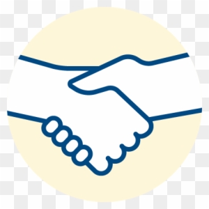 Firm Bid Pricing - Handshake Icon Blue - Free Transparent PNG Clipart ...