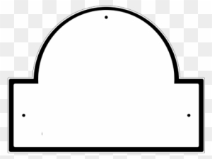 Arch Address Plaque - Line Art - Free Transparent PNG Clipart Images ...