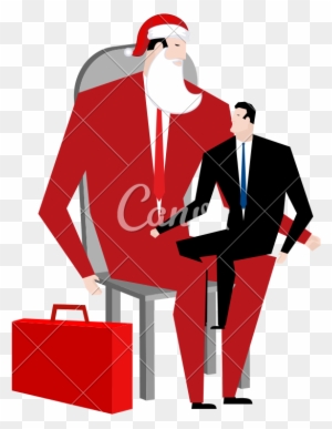 Office Christmas Icon - Boss Santa - Free Transparent PNG Clipart ...