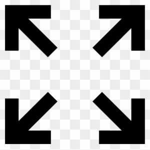 Fullscreen - Arrows Corners - Free Transparent PNG Clipart Images Download