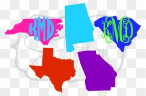 State Monogram - Texas - Free Transparent PNG Clipart Images Download