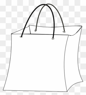 Gift Bag Outline Clip Art - Sale Graphic Png White - Free Transparent ...