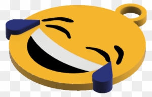 Laughing/crying Emoji Keychain - Smiley - Free Transparent PNG Clipart ...