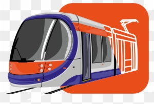 Tram Clipart Train Coach - Train - Free Transparent PNG Clipart Images ...