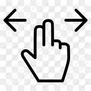 Finger Drag Two Sides - Finger Drag Two Sides - Free Transparent PNG ...