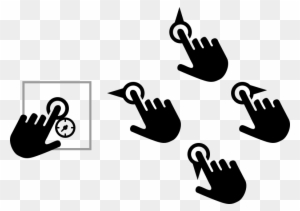 Gesture For Nudging Objects On The Canvas - Illustration - Free ...