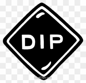 Dip Sign Royalty Free Vector Clip Art Illustration - Sign - Free ...