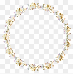 Fancy Round Picture Frame