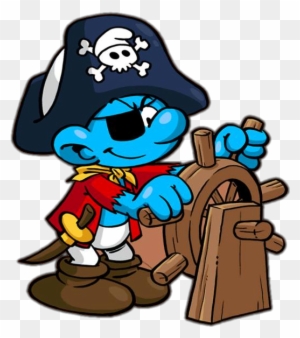 Pirate Smurf - Pirate Smurf - Free Transparent PNG Clipart Images Download