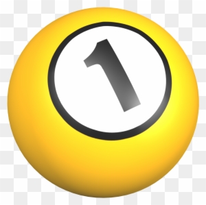 One - Clipart - Ball Number 1 - Free Transparent PNG Clipart Images ...
