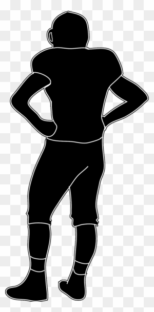 Football Player Silhouette Clip Art - Soccer Player Silhouette - Free ...