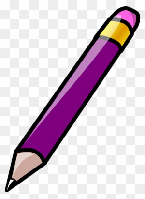 Purple Pencil Clipart - Full Size PNG Clipart Images Download