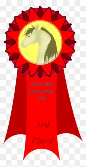 Perfect 3rd Place Ribbon Clip Art Medium Size - Yellow Third Place ...
