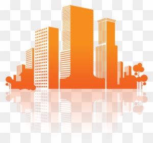 Orange-buildings - City In Wifi - Free Transparent PNG Clipart Images ...