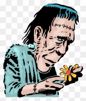 Fear Face Expression Clipart Of Flowers