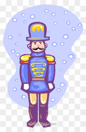 Toy Soldier In Snow Royalty Free Vector Clip Art Illustration - Cartoon ...