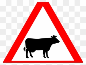 Beef Meatballs - Cow Road Sign - Free Transparent PNG Clipart Images ...