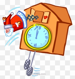 Coo Coo Clock Royalty Free Vector Clip Art Illustration - Coo Coo Clock ...