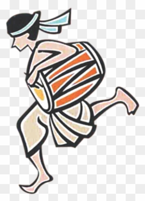 Dhaki Clipart In Durga Puja Greetings