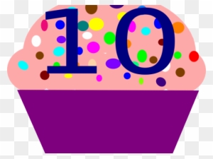 Numbers Clipart Cupcake - Clipart The Number 10 - Free Transparent PNG ...