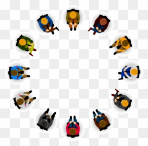 Find A Meeting - People Top View Free Vector Sit - Free Transparent PNG ...
