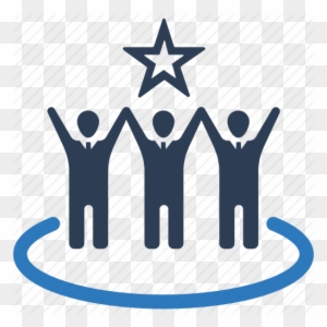 512 X 512 0 - Team Success Icon Blue - Free Transparent PNG Clipart ...