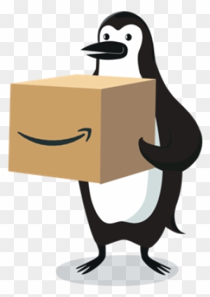 Percy Penguin Holding An Amazon Prime Box - Percy Cibc - Free ...