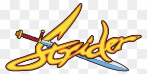 1980s War Games - Strider Arcade Logo Png - Free Transparent PNG ...