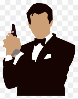 James Bond Gun Logo - Free Transparent PNG Clipart Images Download
