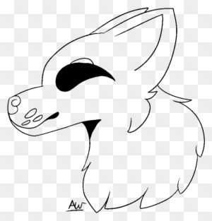 F U Emo Dog Lines By Cvckold - Bases F2u - Free Transparent PNG Clipart ...